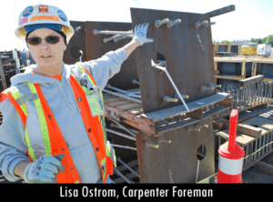 Lisa Ostrom: “The girl” becomes the foreman - Oregon Tradeswomen